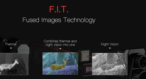 Night Fusion Thermal + Night Vision Fusion Goggle/Monocular