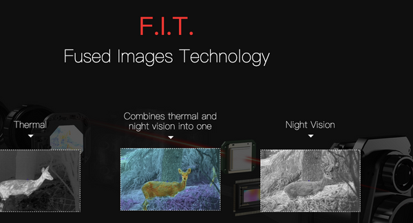 Night Fusion Thermal + Night Vision Fusion Goggle/Monocular